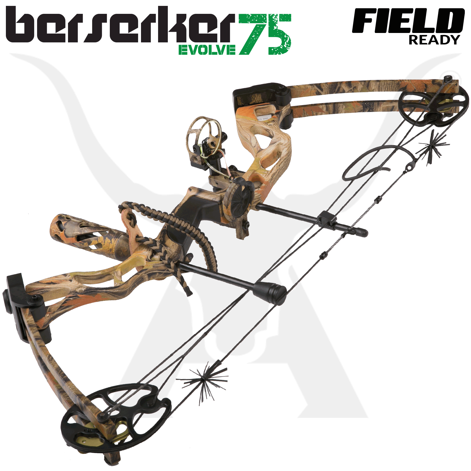 BRAND NEW 30-75 LBS APEX BERSERKER EVOLVE COMPOUND BOW OUTBACK FOR ...