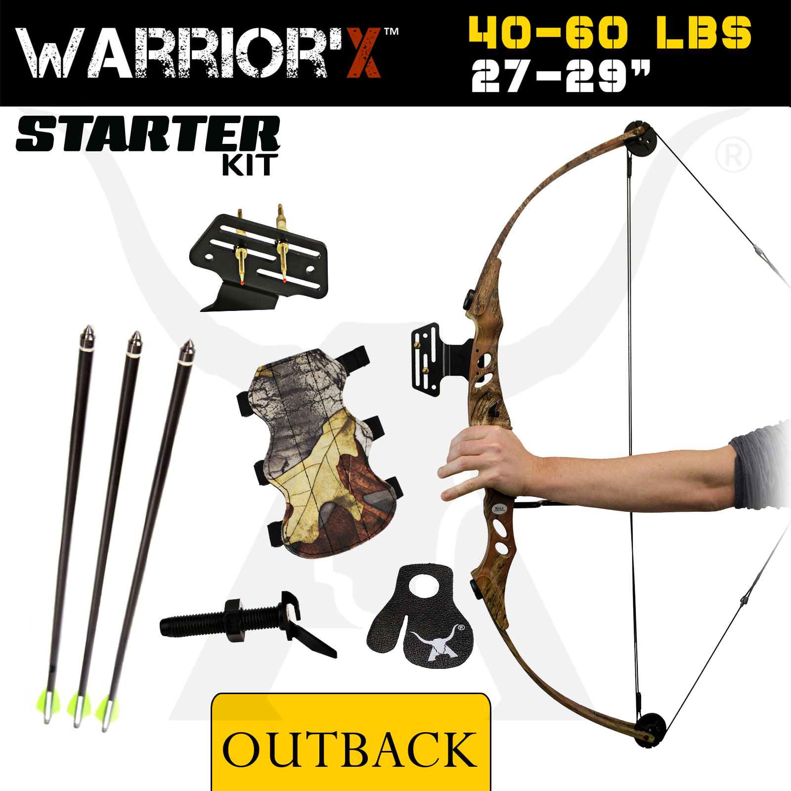BRAND NEW 40-60LBS APEX WARRIOR'X COMPOUND BOW BLACK ARCHERY HUNTING ...
