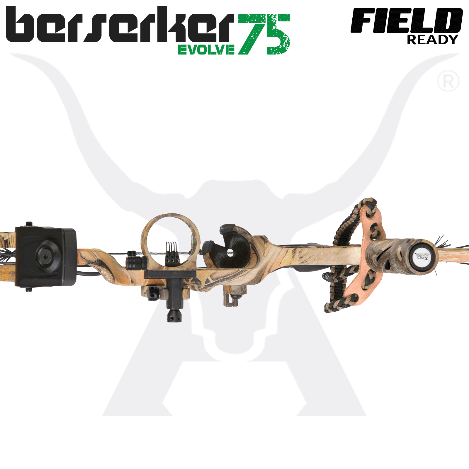 BRAND NEW 30-75 LBS APEX BERSERKER EVOLVE COMPOUND BOW OUTBACK FOR ...